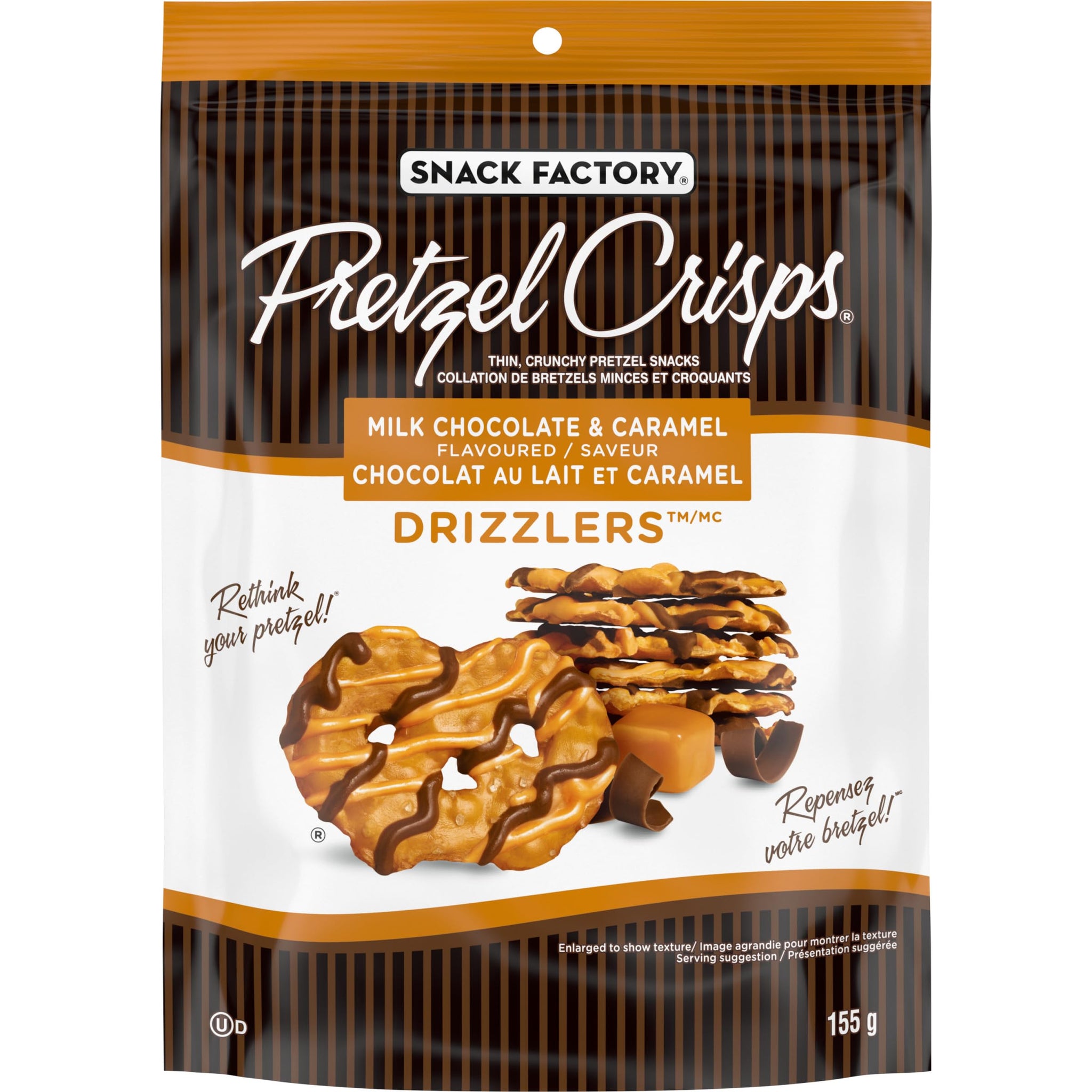 Snack Factory Milk Chocolate and Caramel Pretzel Crisps – Rob McIntosh