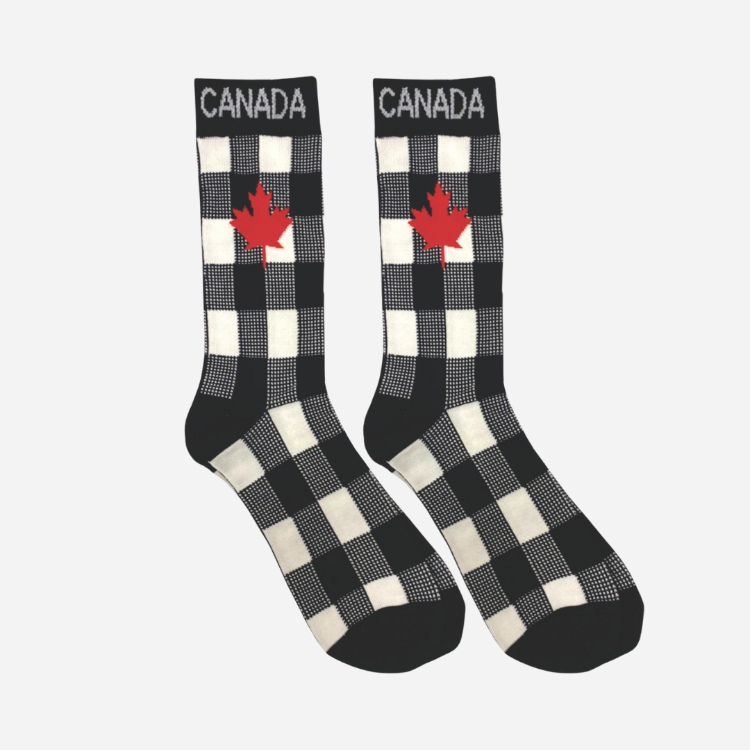 CDN Black/White Check Socks (Adult) – Rob McIntosh