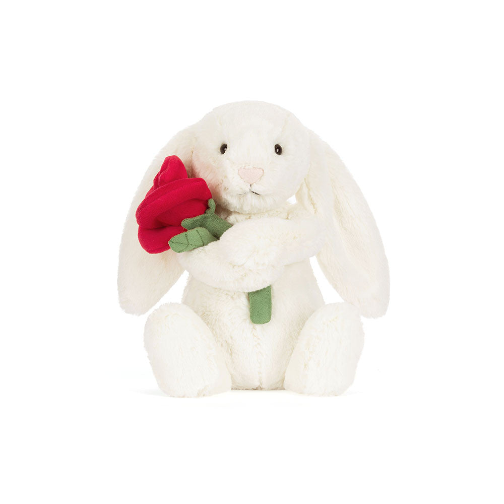 Rob McIntosh | Jellycat - Cream Bunny with Rose