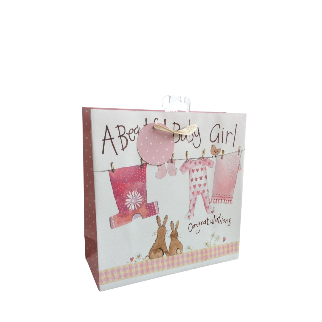 Alex Clark Medium Gift Bag - Pink Washing Line – Rob McIntosh