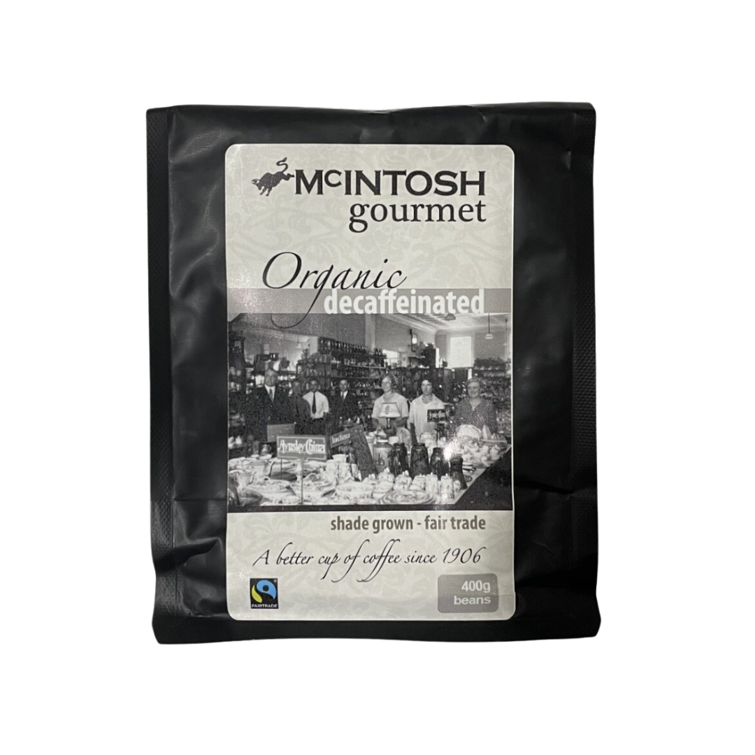 McIntosh Decaf Coffee Beans 400g – Rob McIntosh