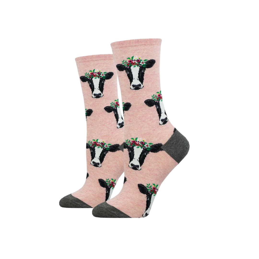 Socksmith Wow Cow - Pink Heather – Rob McIntosh